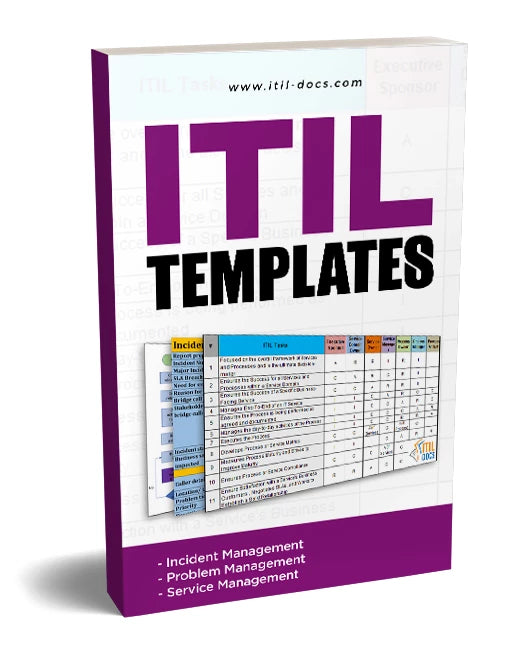 ITIL templates – ISO Templates and Documents Download