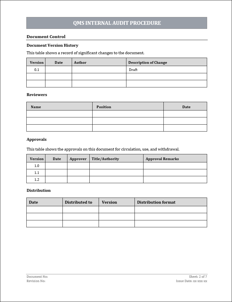 ISO 9001: QMS Internal Audit Procedure – ISO Templates and Documents ... ISO 9001: QMS Internal Audit Procedure – ISO Templates and Documents ...