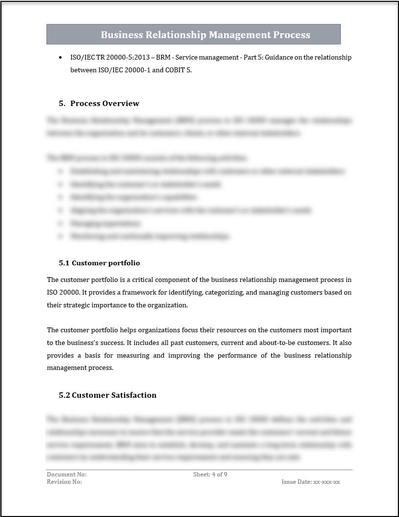 ISO 20000 Documentation Toolkit – ISO Templates and Documents Download