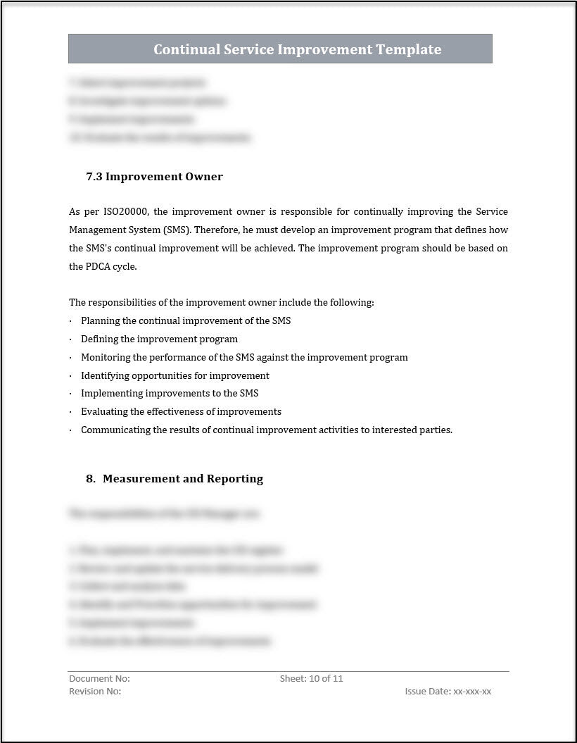 ISO 20000 Documentation Toolkit – ISO Templates and Documents Download