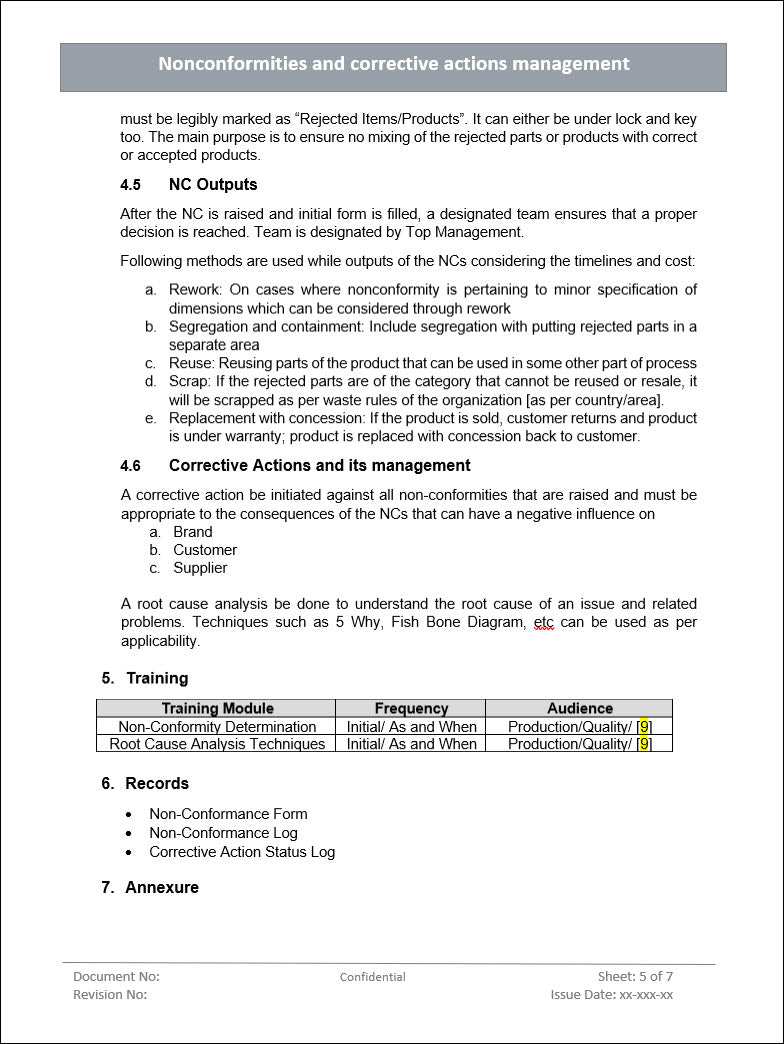 Nonconformities and corrective actions management- ISO 14001 – ISO ...